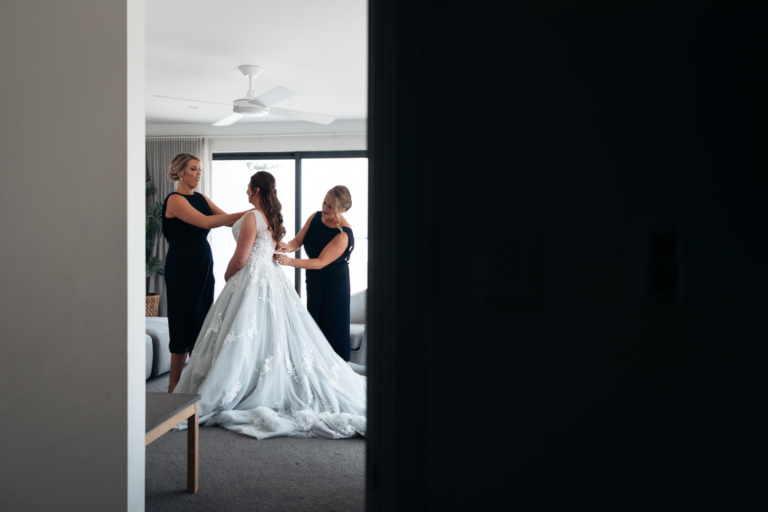 Kerrie & Nathan's Beachside Dojo Wedding - Lonely Hunter Weddings